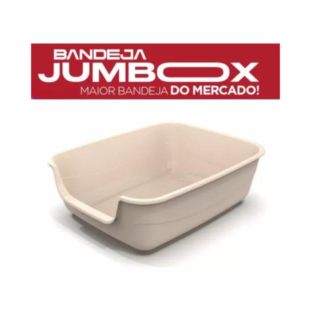 Caixona de Areia Para Gatos - Caixa de Areia Grande Gigante Jumbox Pet ...