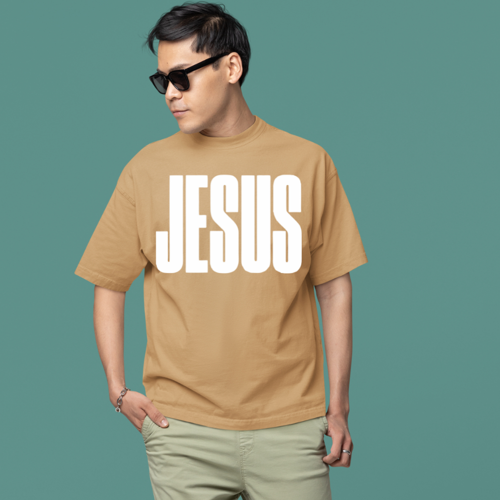 Camiseta Oversized Streetwear Feminina e Masculina Jesus Salva Blusa ...