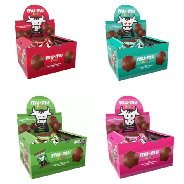 Chocolate Mu Mu Kids C/24 15,6g | Shopee Brasil