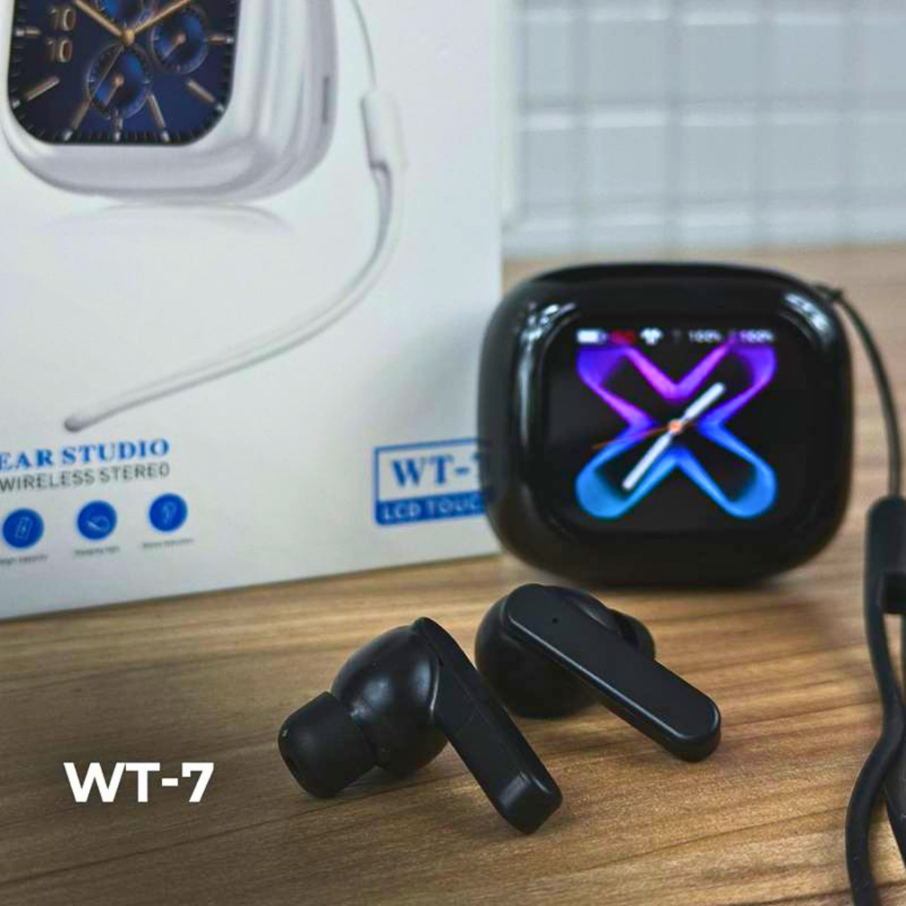 Fone de Ouvido WT 7 | SMART CASE | ANC | Shopee Brasil