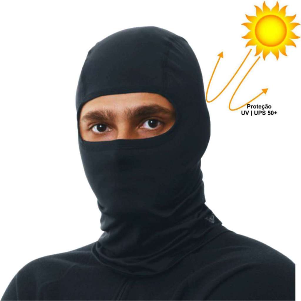 Balaclava Touca Ninja Unissex UV+50 Durag dureg Musion Motoqueiro ...
