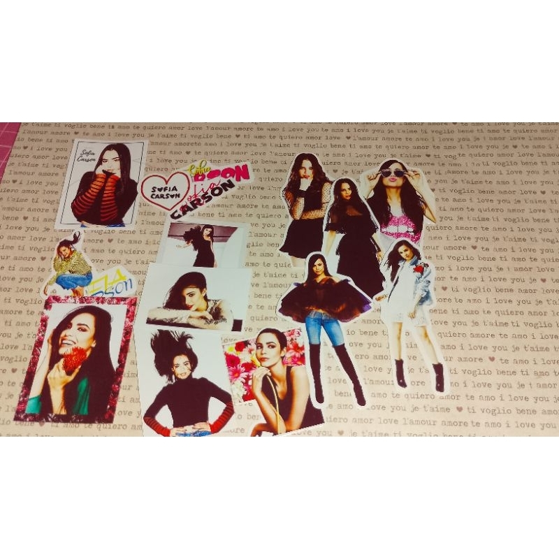 Adesivos Sofia Carson modelo1 | Shopee Brasil