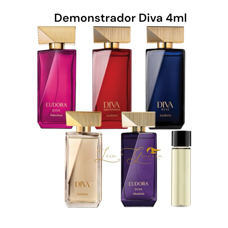 Perfume Diva -4ml - Escolha a variação para conhecer a fragrância ...