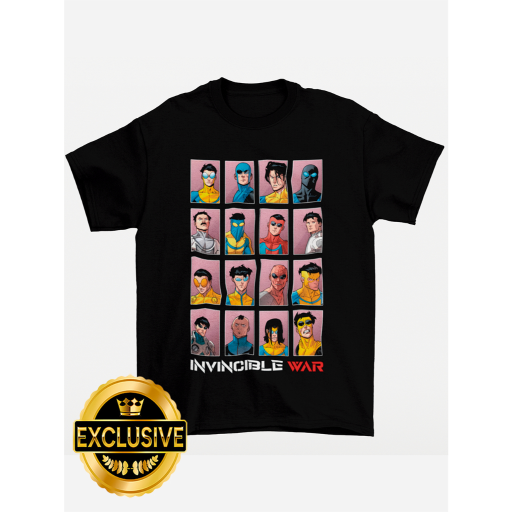 Camiseta invecivel war guerra invencivel multiverso mark desenho algodão masculina feminina dtf ...