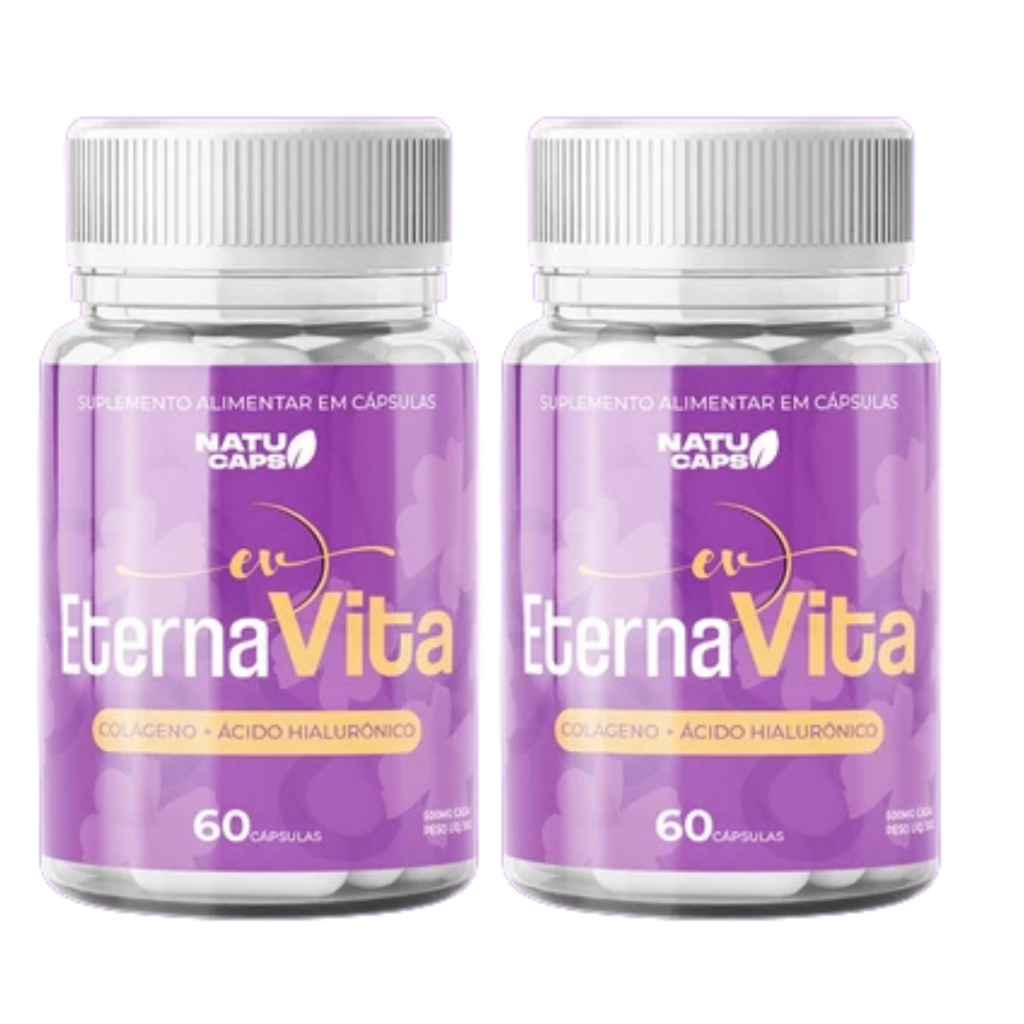 2 frasco Eterna Vitta 60 Cápsulas - super desconto - 35%Off | Shopee Brasil