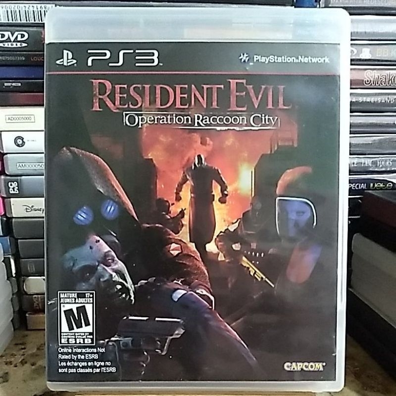 JOGOS PS3- RESIDENT EVIL- OPERATION RACCOON CITY - ORIGINAL | Shopee Brasil