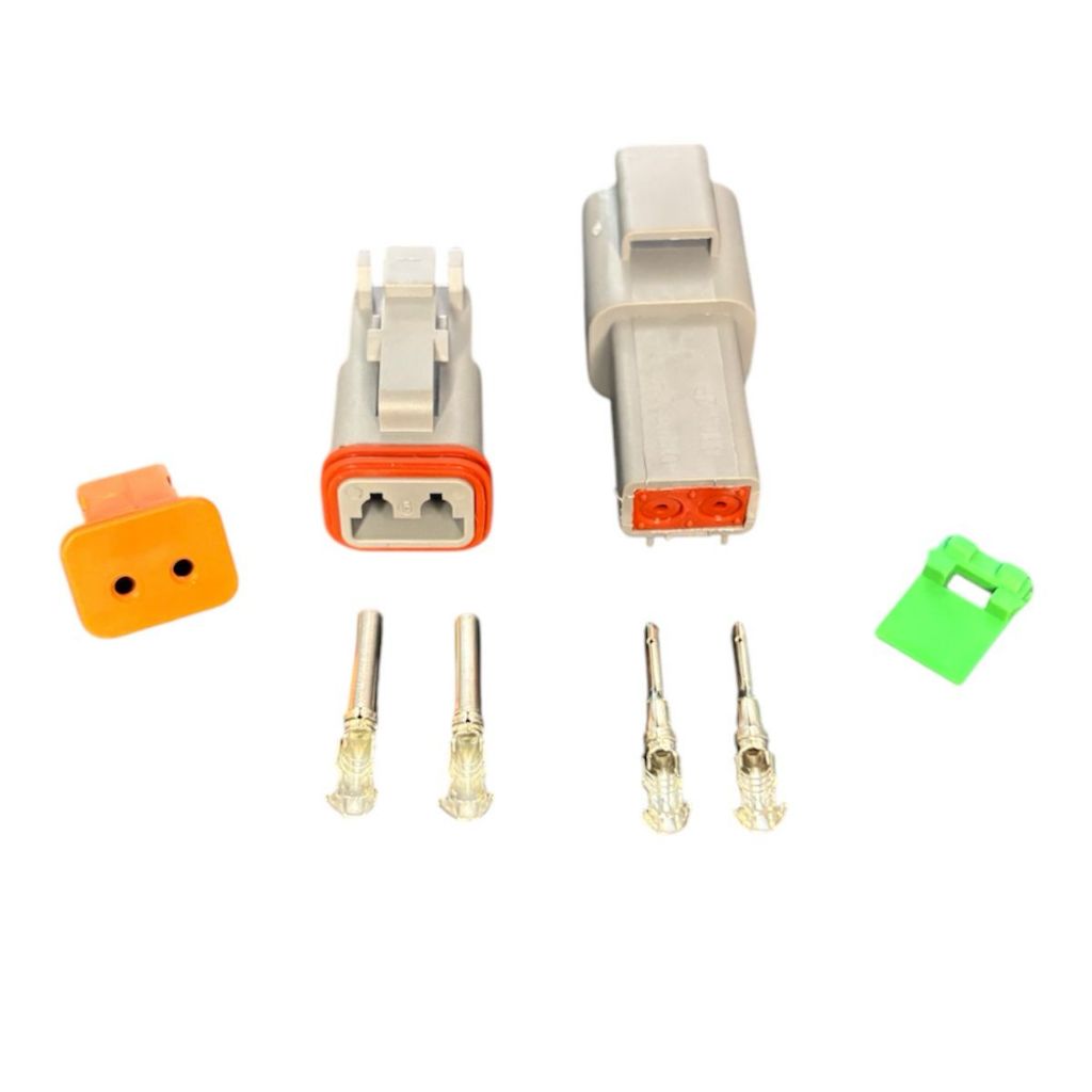 Conector Deutsch 2 Vias Selado Par | Shopee Brasil