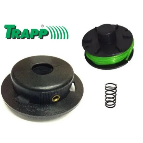 Kit Carretel Refil Nylon + Tampa Do Carretel + Mola Aparador/Cortador ...