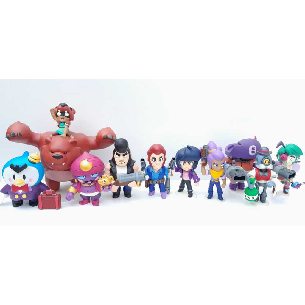 Kit Brawl Stars - Impressão 3D | Shopee Brasil