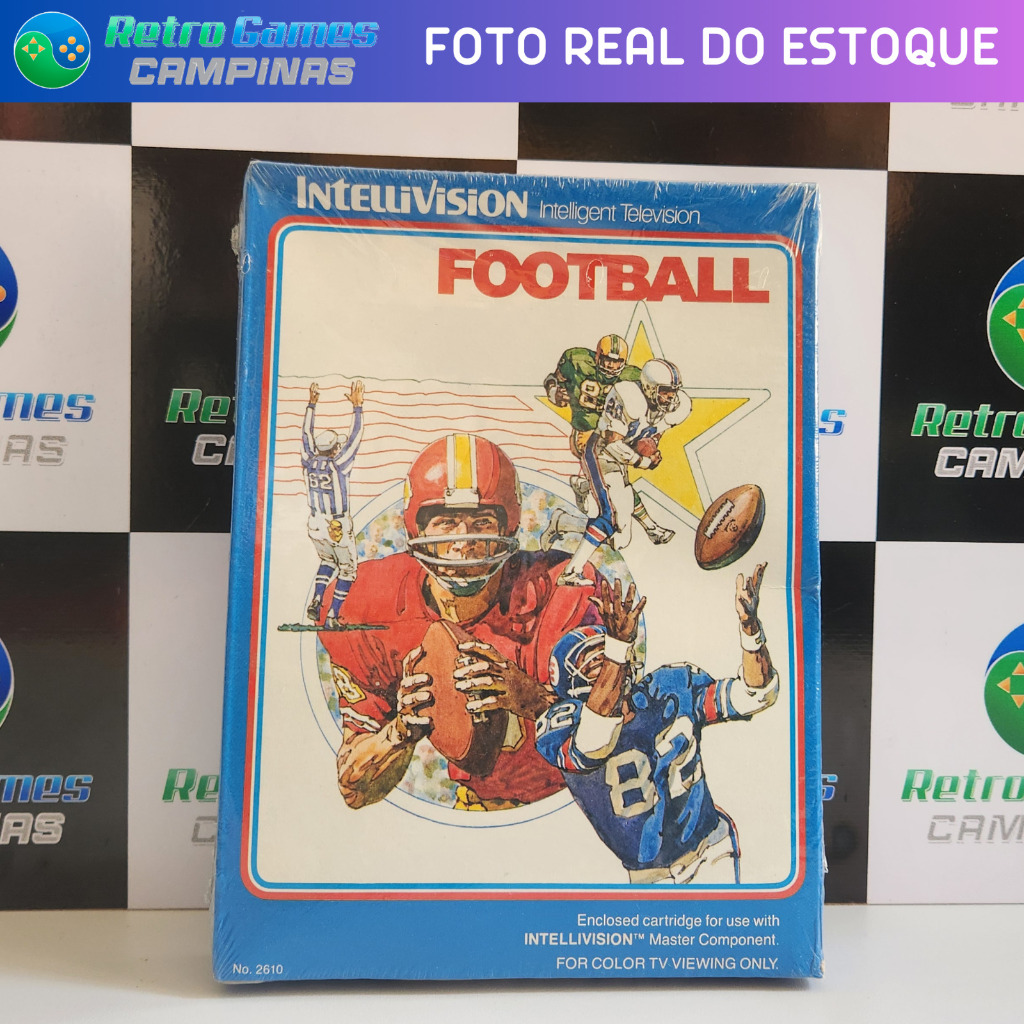 NFL FOOTBALL - INTELLIVISION (ORIGINAL LACRADO) | Shopee Brasil