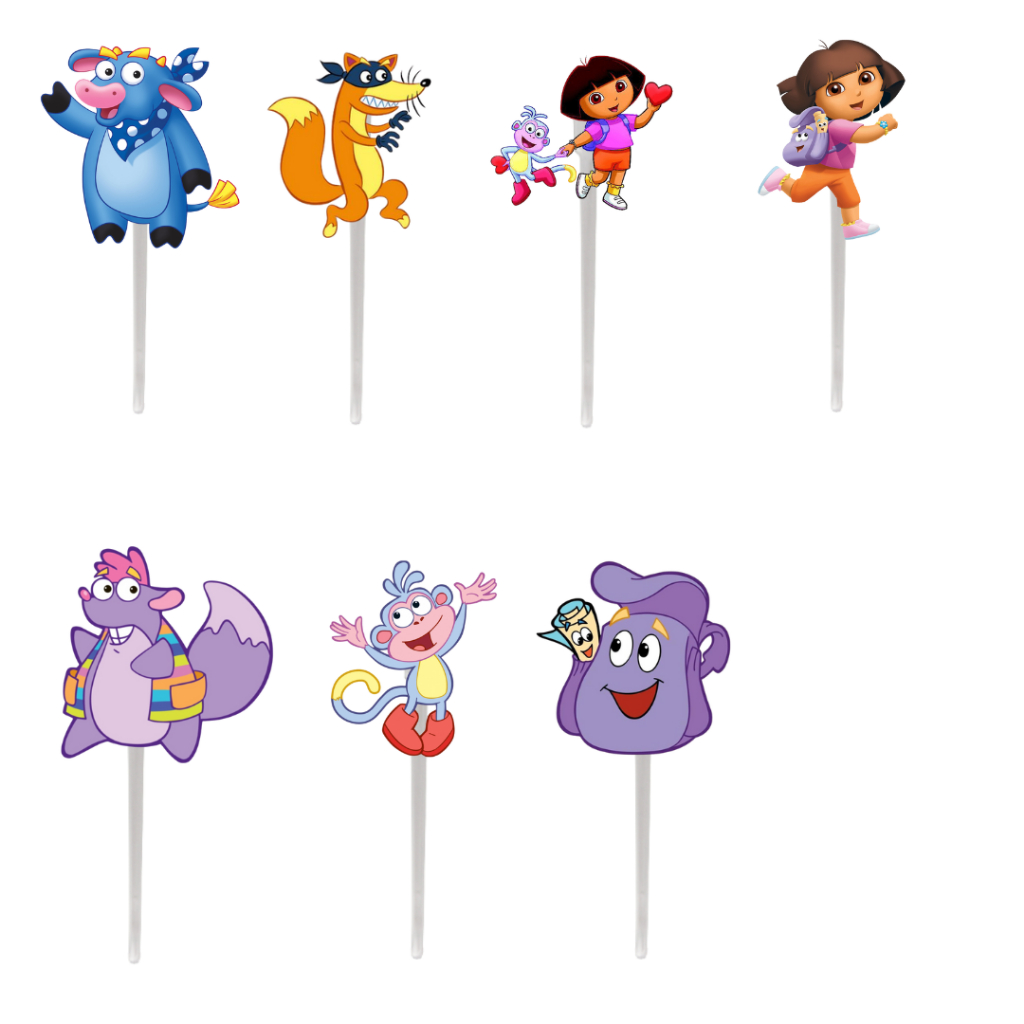 50 Topper Dora Aventureira | Shopee Brasil