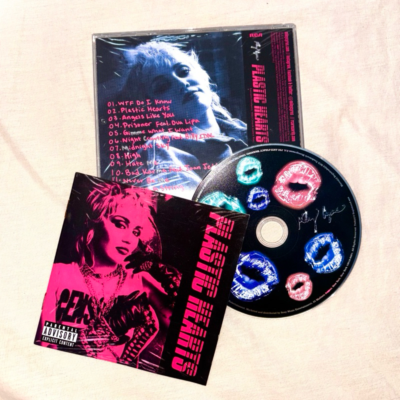 CD MILEY CYRUS Plastic Hearts Deluxe Importado | Shopee Brasil