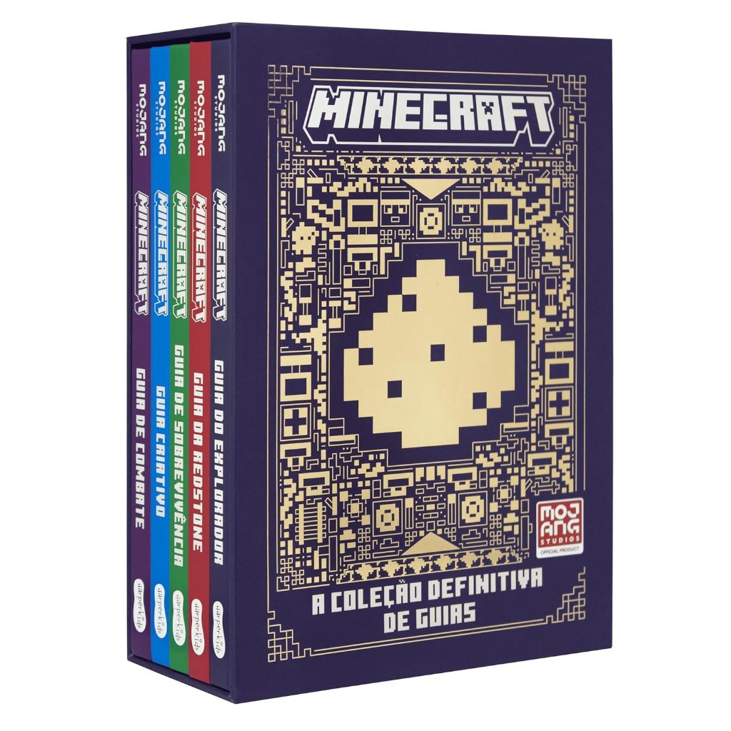 Box Minecraft Coleção de Guias | 5 Livros | Criativo, Combate ...