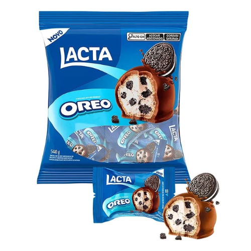 Bombom Chocolate Lacta Oreo 540g C/ 27 Unidades - Lacta | Shopee Brasil