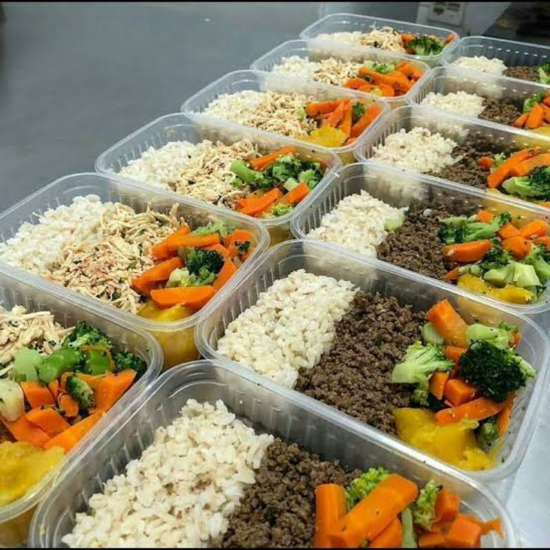 24un 750ml Pote Marmita Descartável Freezer Microondas Fitness Dieta | Shopee Brasil