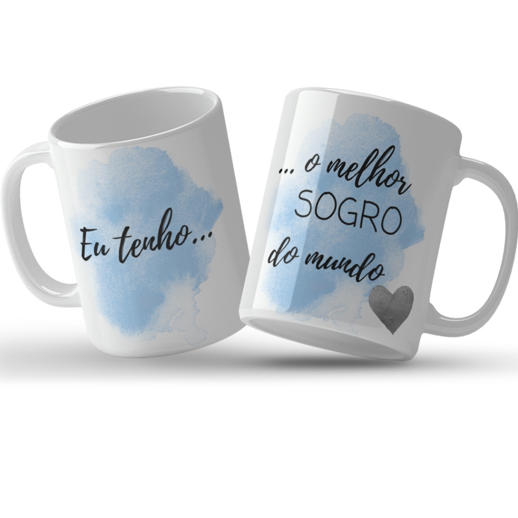 Caneca Porcelana Personalizada Sogro - o melhor Sogro do Mundo | Shopee ...