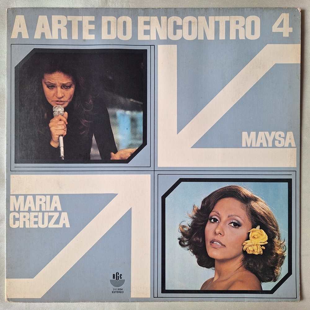 DISCO DE VINIL LP - MAYSA / MARIA CREUZA – A ARTE DO ENCONTRO 4 (1981 ...