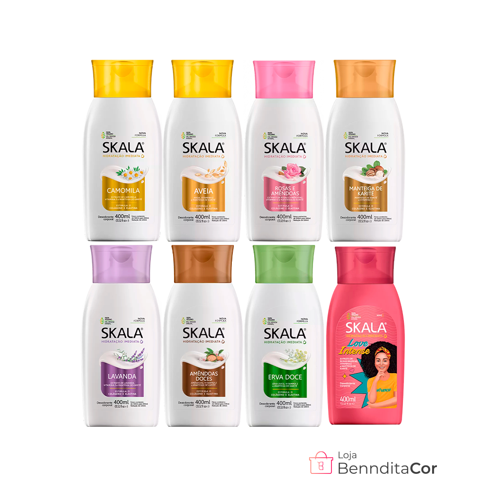 Creme Hidratante Skala 400ml Hidratação Imediata | Shopee Brasil