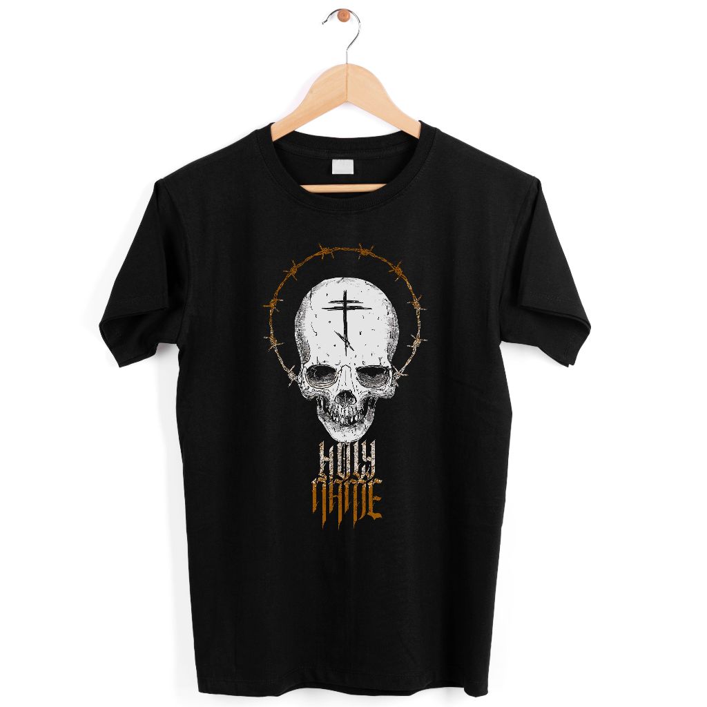 Camiseta Holy Name Banda Metal Cristão White Metal 100% Algodão ...