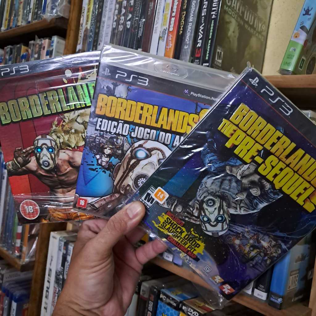 Coleção Borderlands 1, Borderlands 2 GOTY, Borderlands The Pre Sequel ...