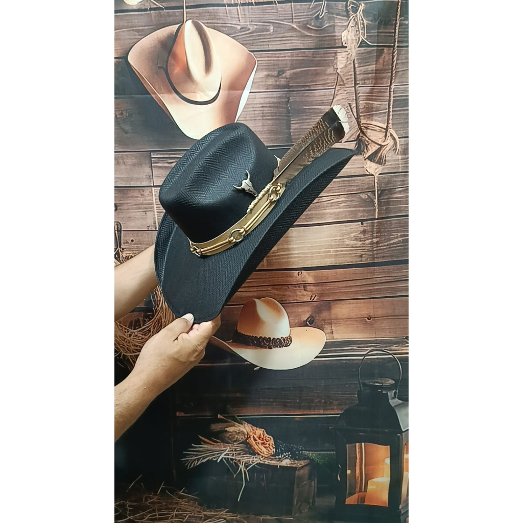 Chapeu Pralana Original Modelo Texano Aba 12 | Shopee Brasil