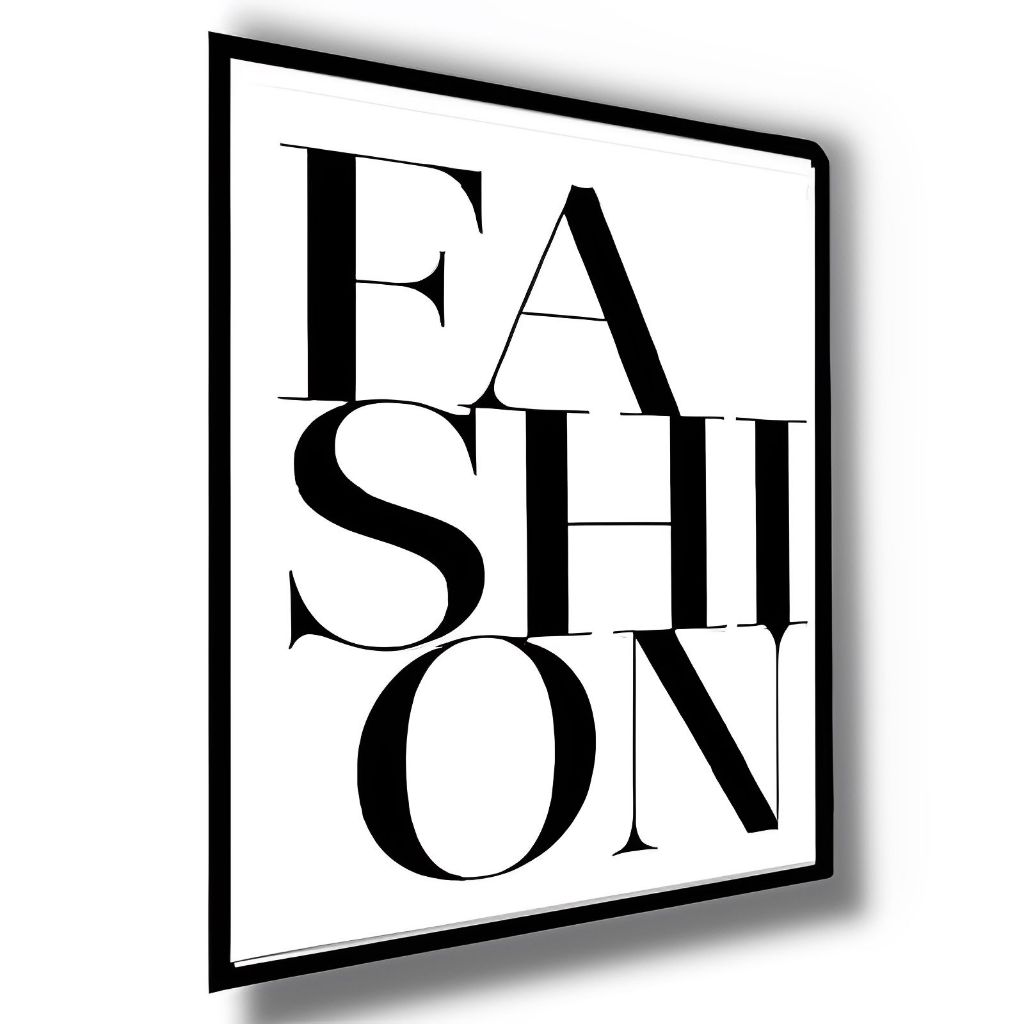 Quadro Decorativo Grande Moda Fashion Roupa Feminina | Shopee Brasil