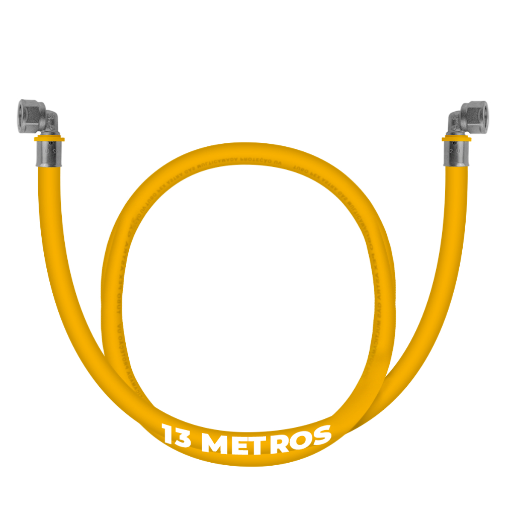 Kit 13 Metros Tubo Pex Multicamadas 16mm + Cotovelos Tubulação GLP GN ...