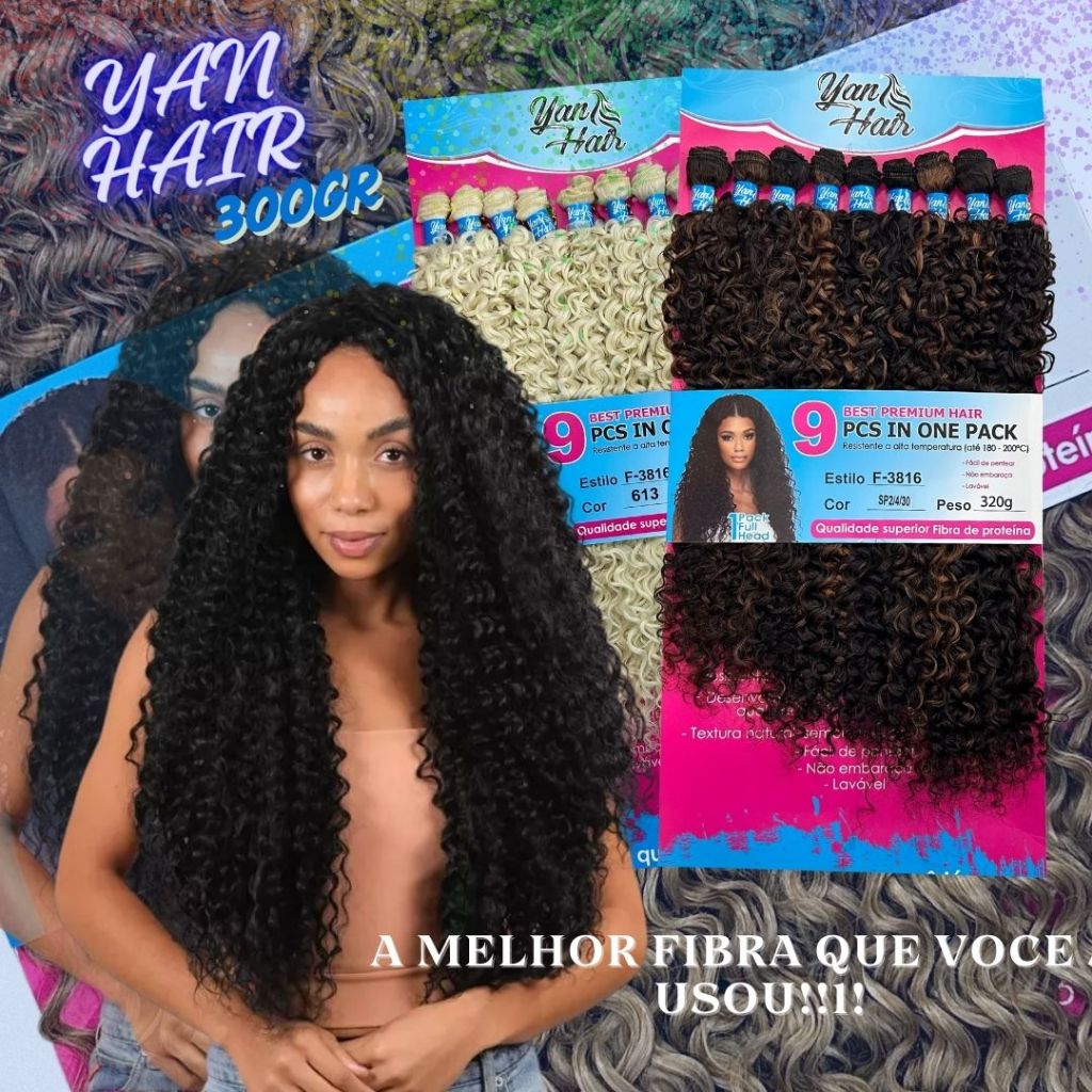 Cabelo Yan Hair Best Premium 300 gr Modelo F3816 | Shopee Brasil