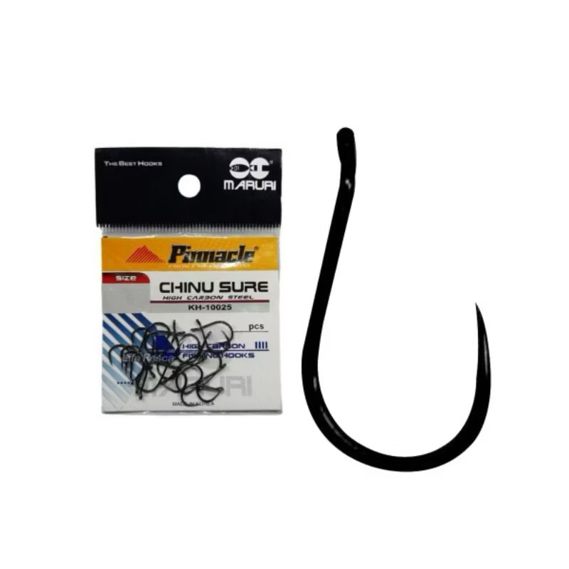 ANZOL SEM FARPAS PINNACLE CHINU SURE N: 6 | Shopee Brasil