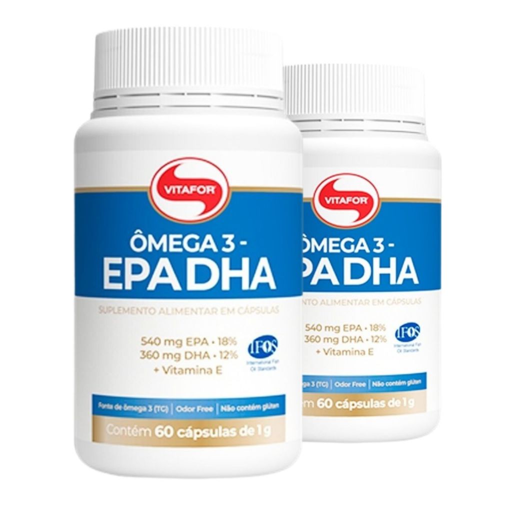 Ômega 3 Vitafor – Cápsulas com EPA e DHA em Alta Concentração | Shopee ...