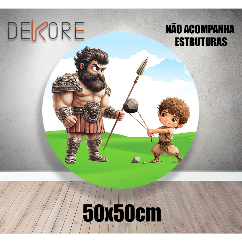 Painel Davi e Golias Com Elástico | Shopee Brasil