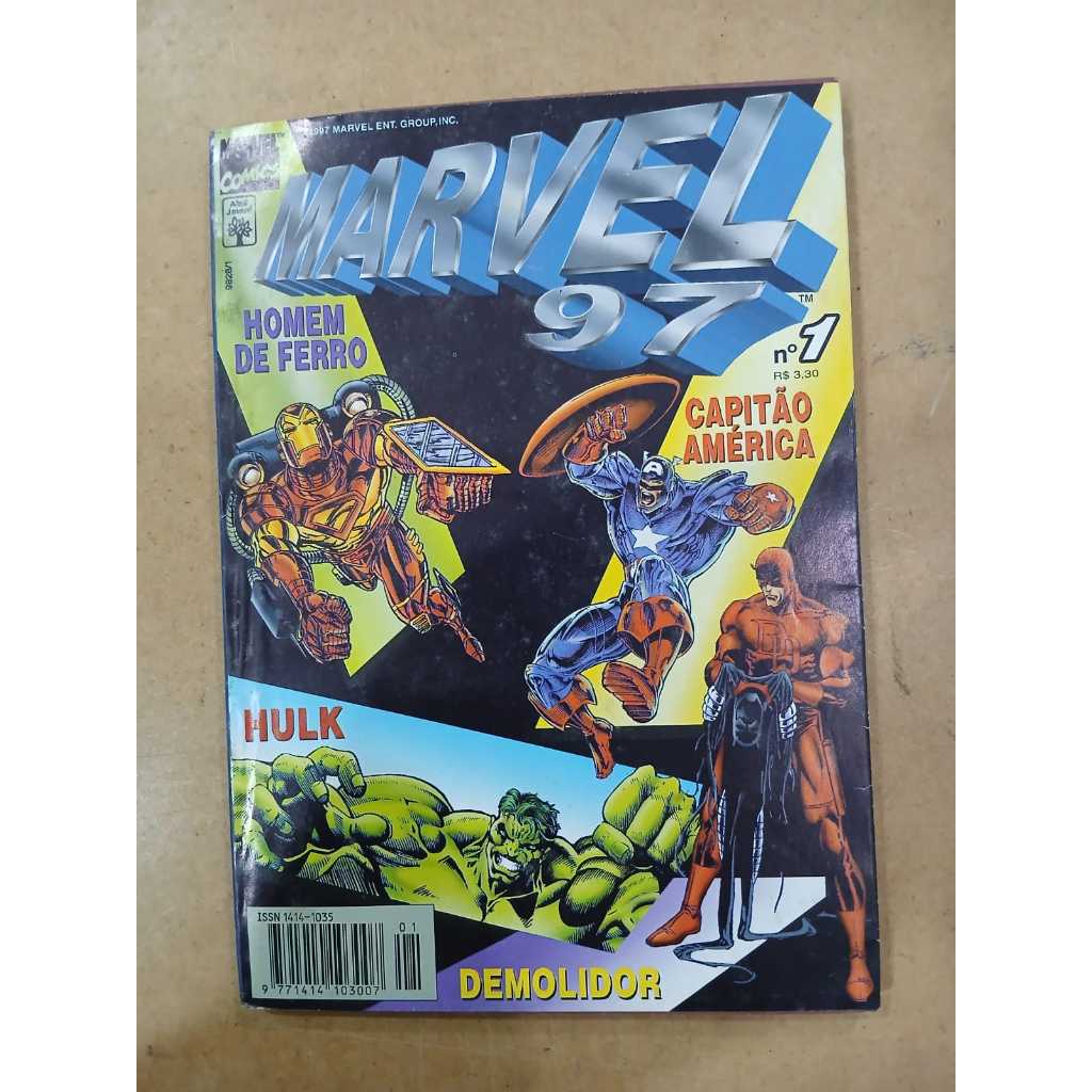 Marvel 97 n° 1 | Shopee Brasil