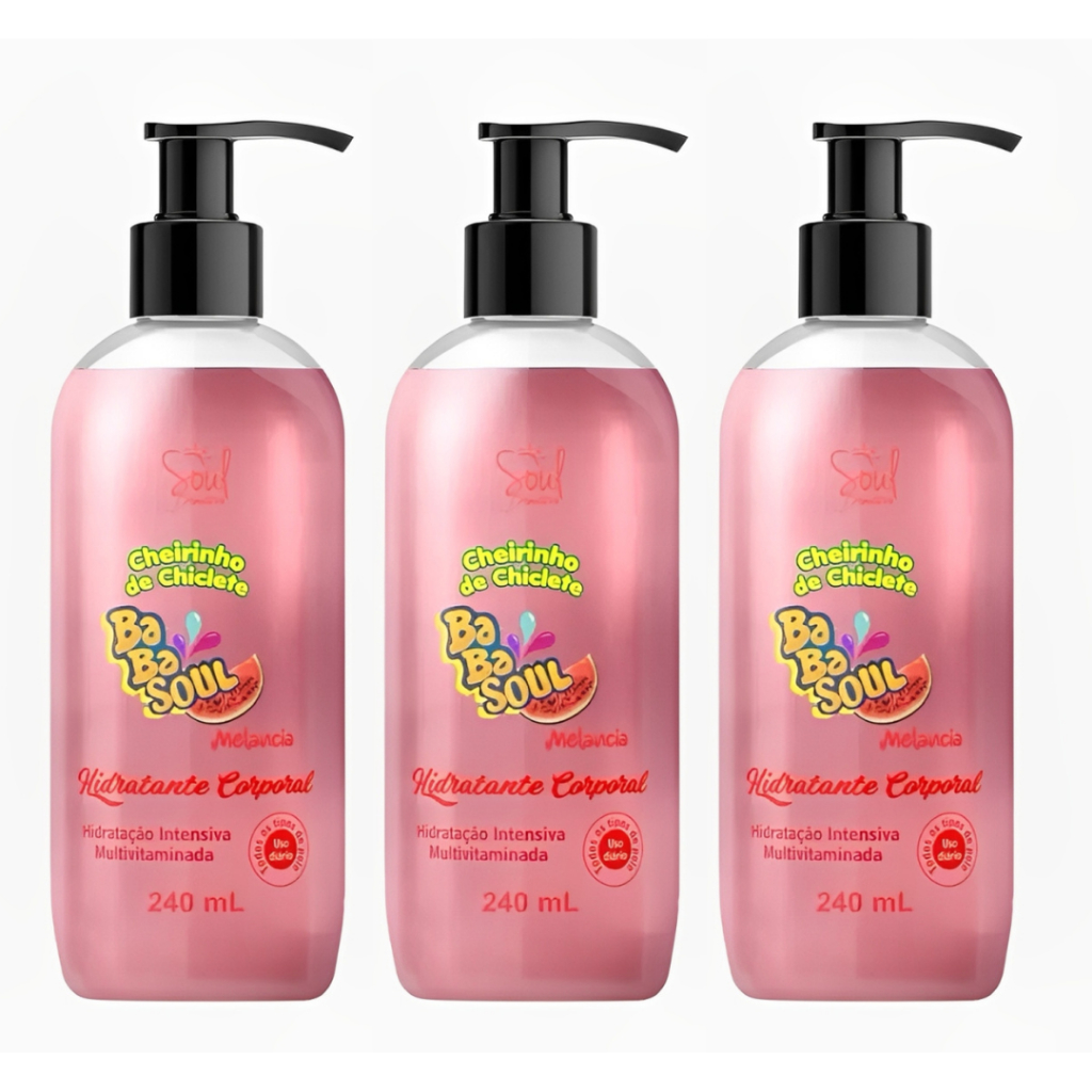 Kit 3 Hidratantes Corporais - Babasoul Soul 240ml – Fragrâncias de ...