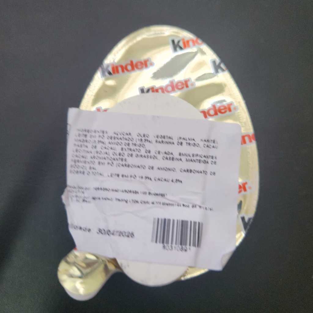 KIT COM 10 METADES - KINDER JOY IMPORTADO - APENAS O CREME SEM O ...