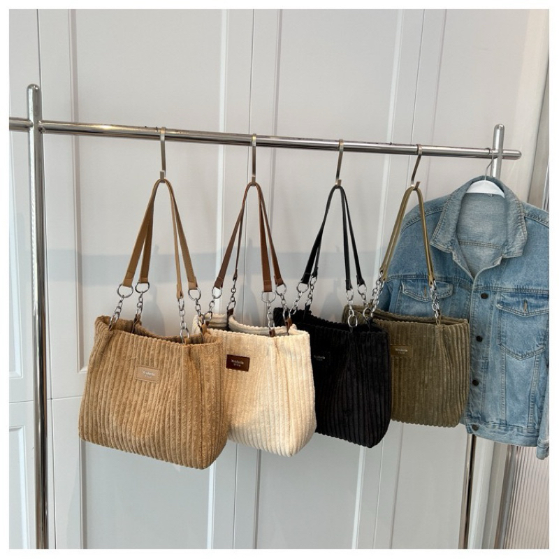 Bolsa tote Moda Simples Ombro De Veludo [33333333333] | Shopee Brasil