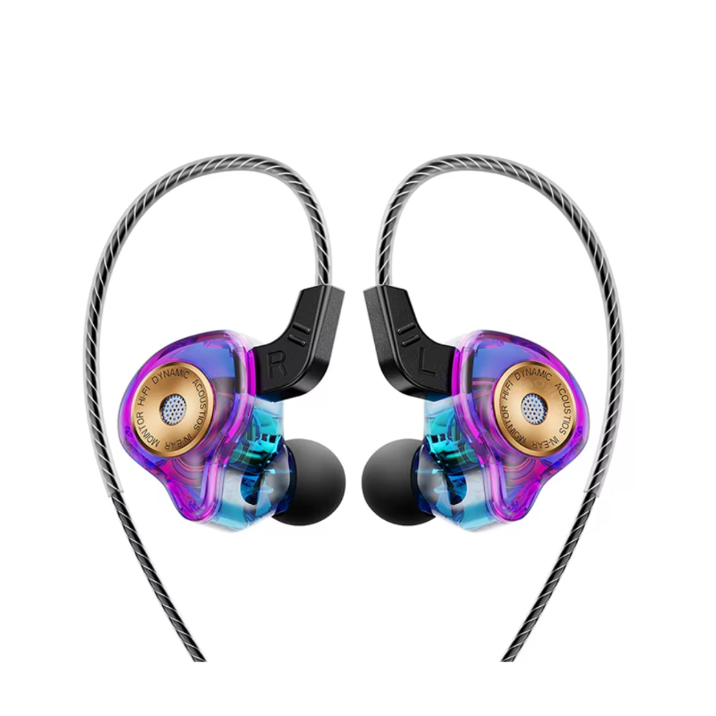 Fone De Ouvido Qkz Ak6 Ultra Gamer Músico Com Microfone E Case | Shopee ...