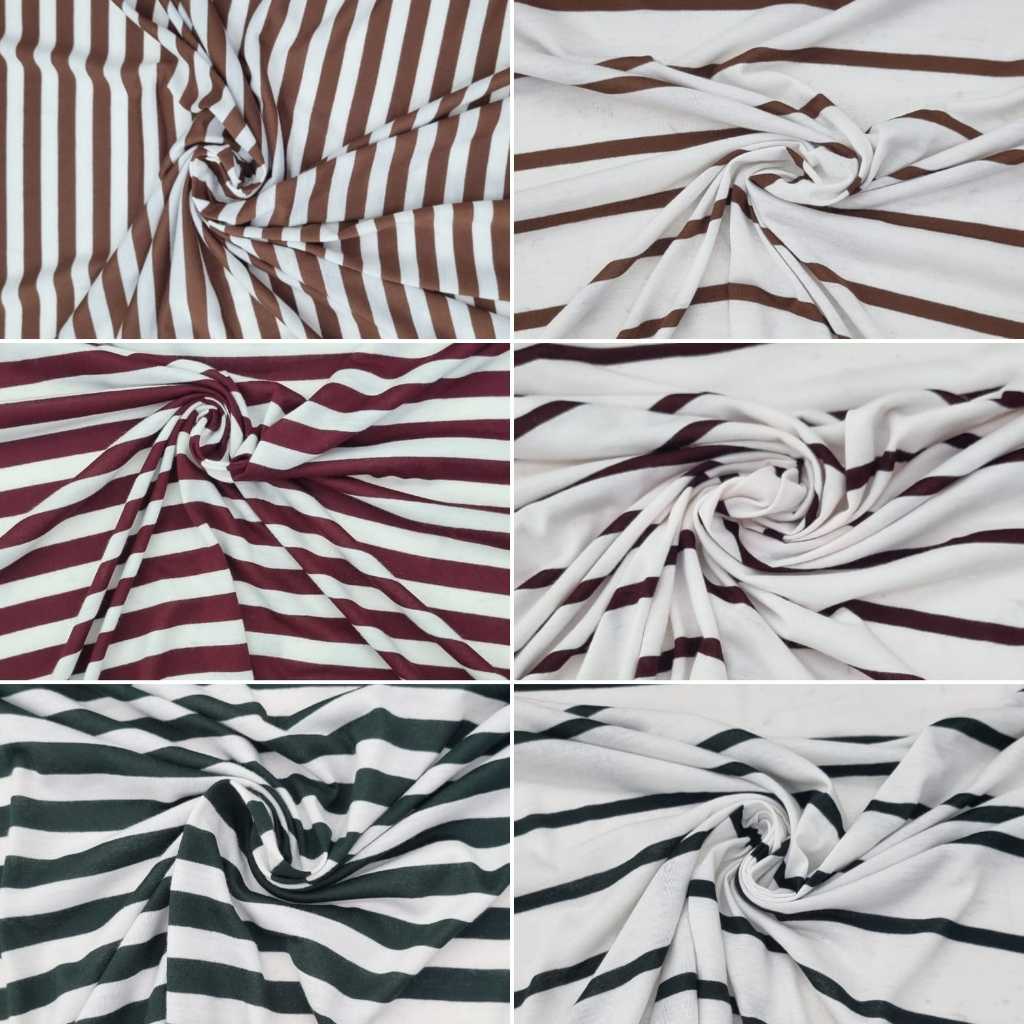 Tecido Malha PV LISTRADA 1 Metro - MARROM | Shopee Brasil