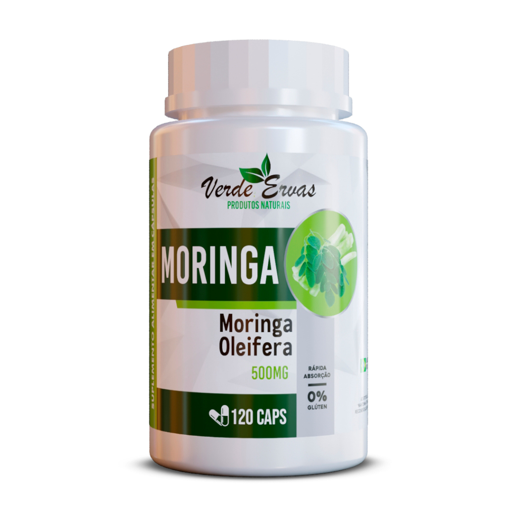 Suplemento Moringa Oleifera em Cápsulas 500mg | 100% Pura | Planta da ...