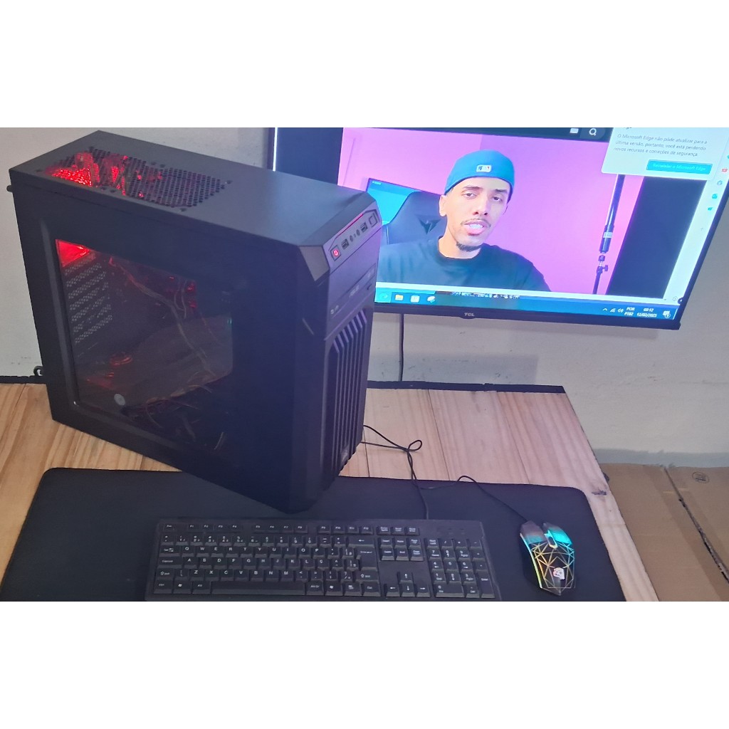 Computador PC - AMD - Placa Asus Gamer - SSD - DDR4 - Windows 10 - Wifi - Sem o Monitor | Shopee ...