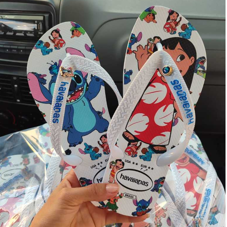 Chinelo Havaianas Stitch Unissex Adulto e Infantil Lançamento Original ...