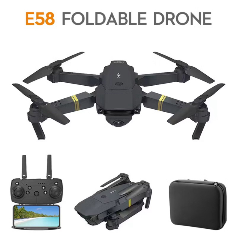 E58 4K HD Modo Drone De Dual Câmera Dupla De Alta Resistência Quadcopter De Controle Remoto duas ...