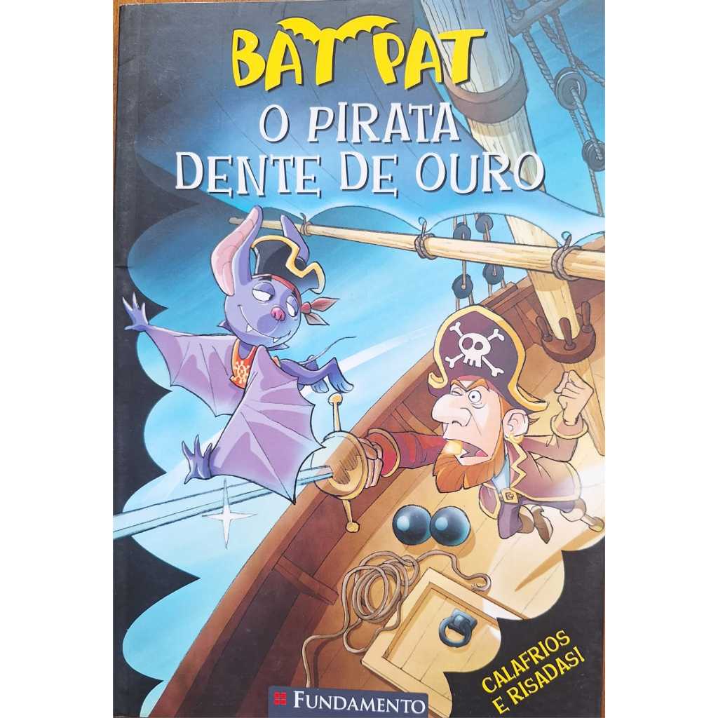 Livro Bat Pat O Pirata dente de ouro | Shopee Brasil