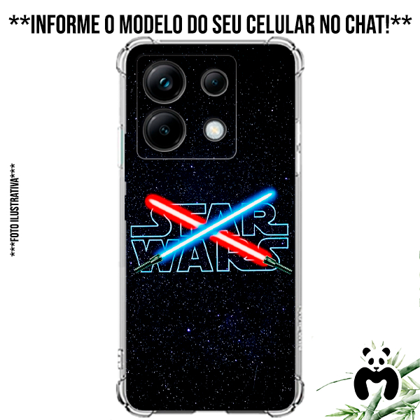 Capa Case Personalizada Celular Star Wars Darth Vader Luke Skywalker ...