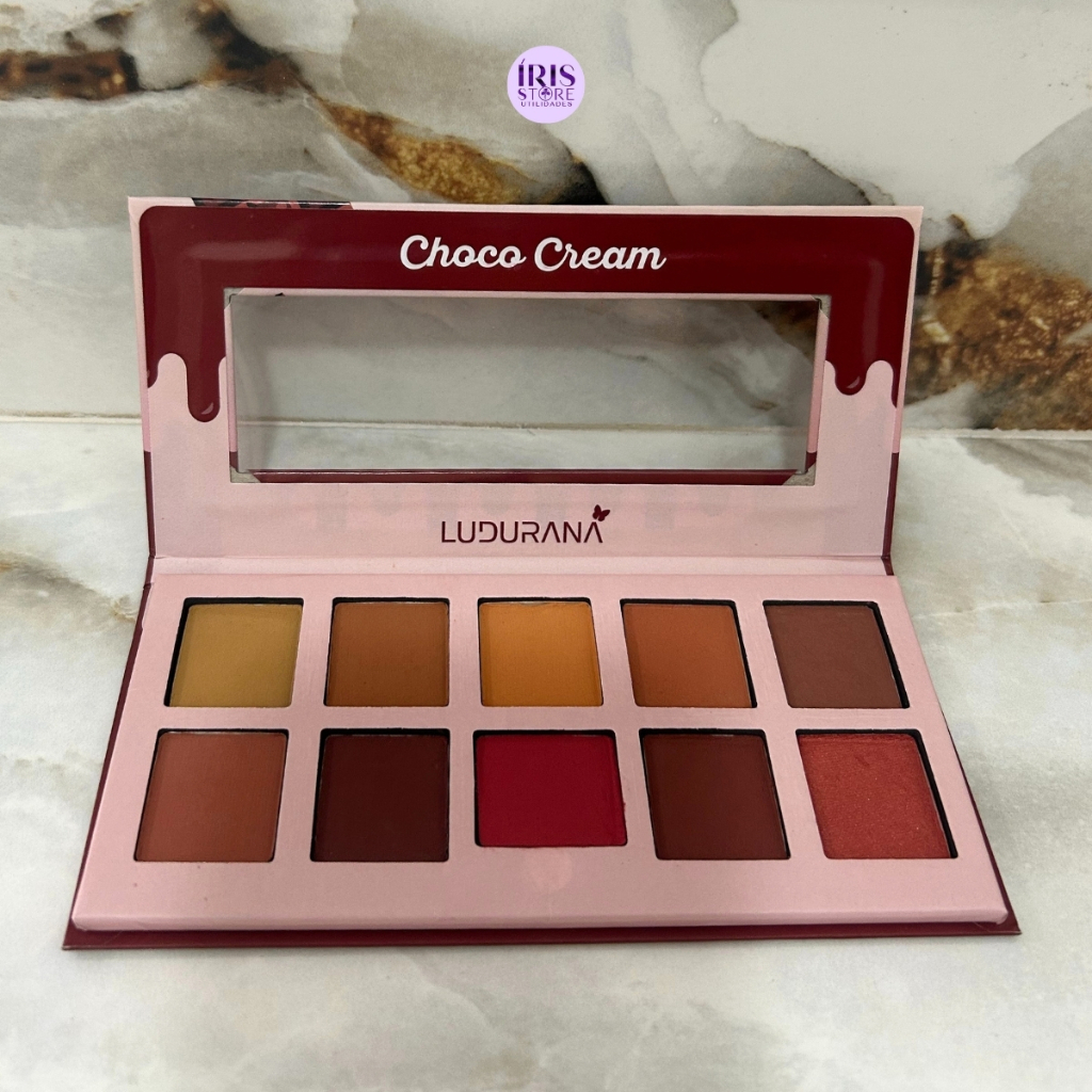 Paleta de Sombras Choco Cream - Ludurana | Shopee Brasil