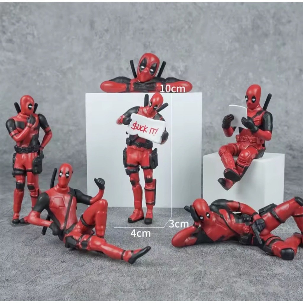 Boneco Deadpool DeadPool - Figuras Colecionáveis em Poses Divertidas ...
