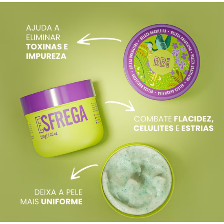 Esfoliante Esfrega 200g - Beleza Brasileira | Shopee Brasil