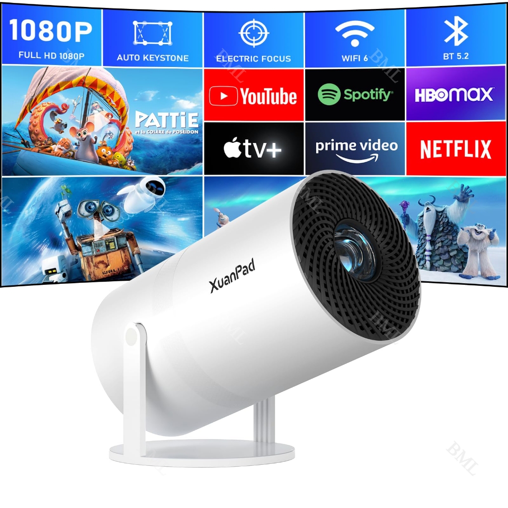 Projetor 4K Ultra HD HDMI 150 Polegadas Celular, Tv B0x, Xbox, PS, Pc ...