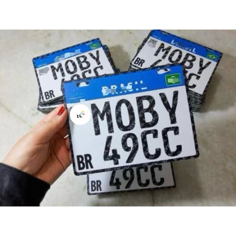 Plaqueta MOBY em PVC 17x13x2mm | Shopee Brasil