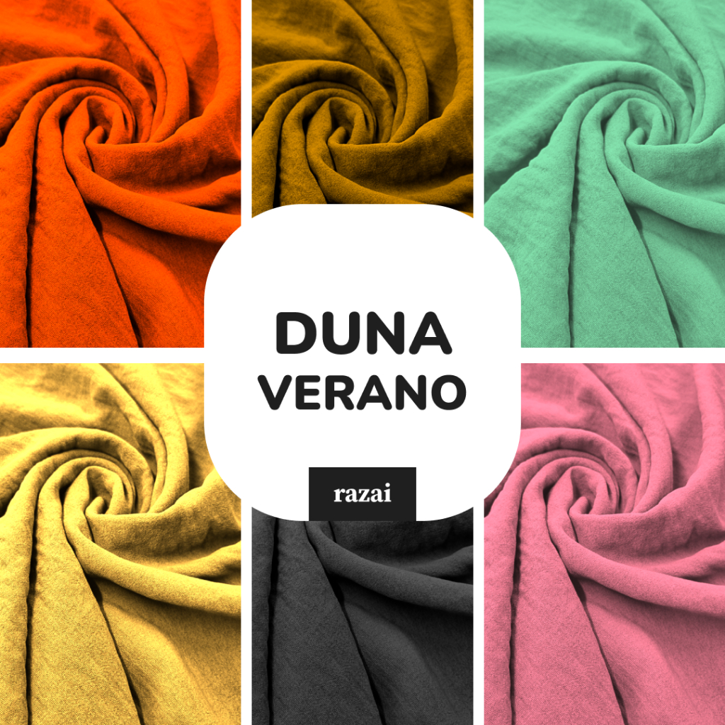 Tecido Duna Verano Razai - 1m por 1,50m - Modinha | Shopee Brasil