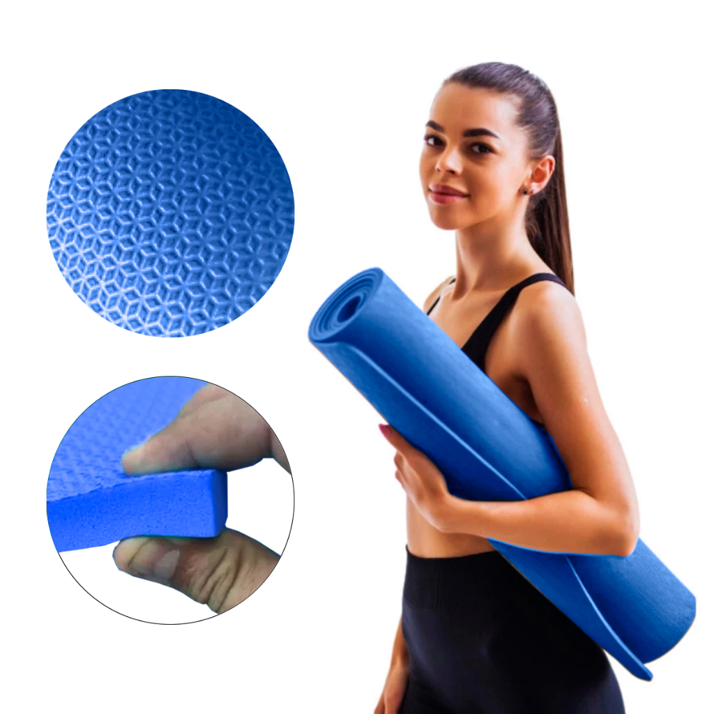Tatame Fitness Eva Academia Yoga Pilates Ginastica 1mx50cmx10mm ...